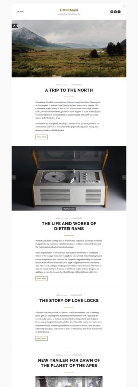 Hoffman WordPress Theme – Anders Norén